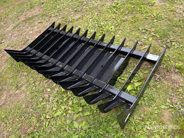 2025 Kit Containers QT-RR-70 70 in Skid Steer Root Rake (Unused ...