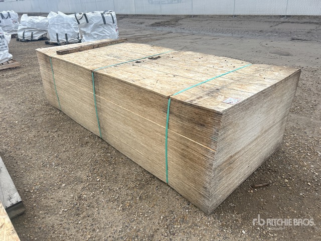 Quantity of (60) OSB Board 4 ft x 10 ft 1/2 in Tablas de madera ...
