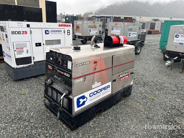 2013 Lincoln Electric Vantage 500 500 A Skid-Mounted Multi-Process ...