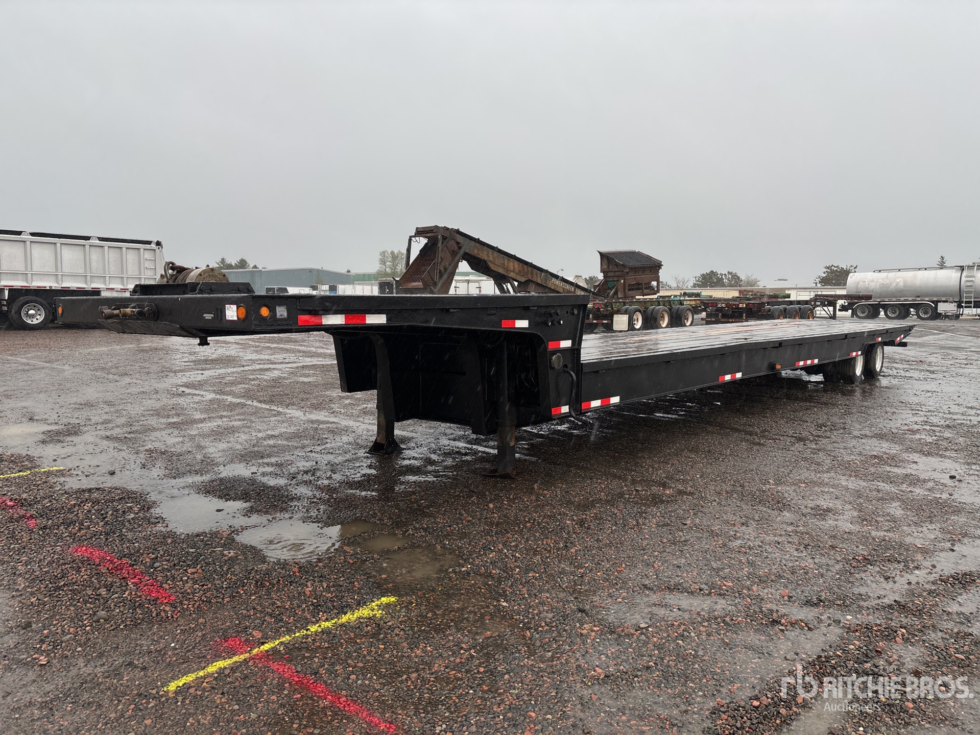 1997 Trail King Tilt Deck Sliding Axel Trailer Divers - Remorque ...