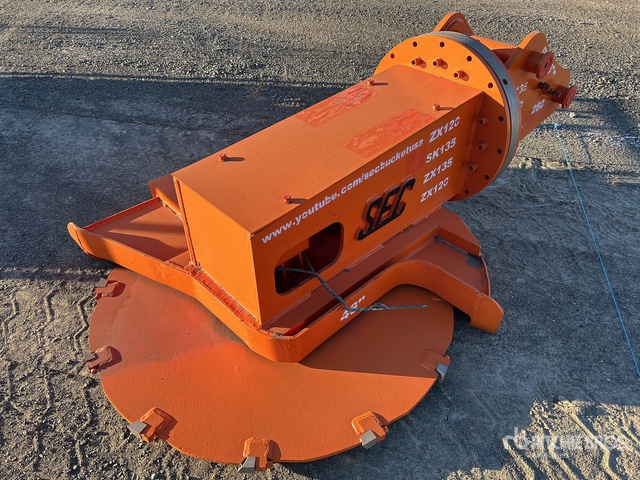 SEC Q/C Hydraulic Rotating Rotary Tree Cutter - Fits 12 - 18 ton ...
