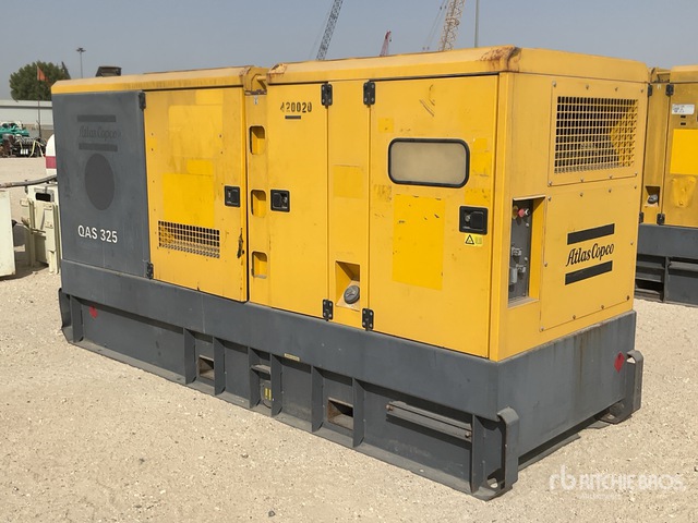 2016 Atlas Copco QAS 325 LRC 325 kVA Skid-Mounted Generator Set ...