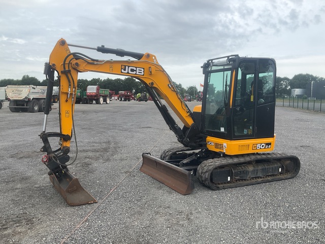 2022 JCB 50Z-2 Plus Mini Excavator | Ritchie Bros. Auctioneers