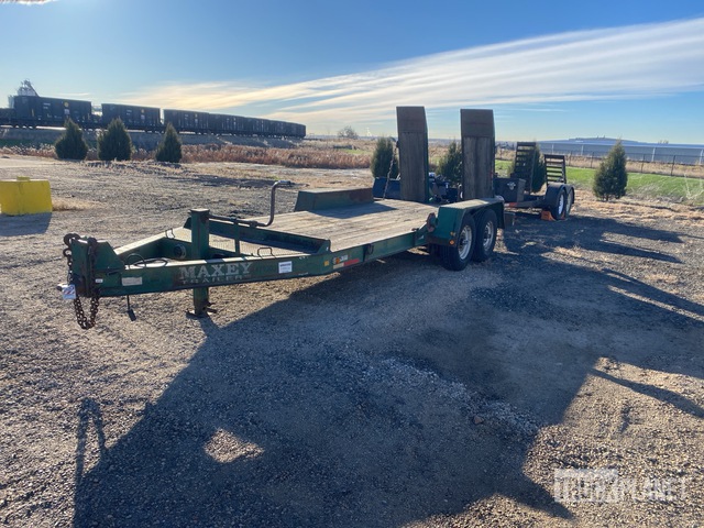 1993 Maxey 16 ft T/A Equipment Trailer in Johnstown, Colorado, United ...