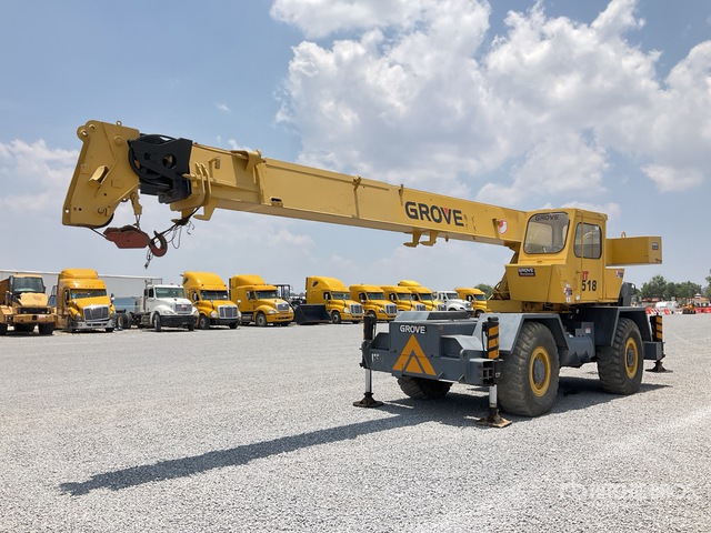 1981 Grove RT518 18 ton 4x4x4 Grua Todo Terreno / Rough Terrain Crane ...