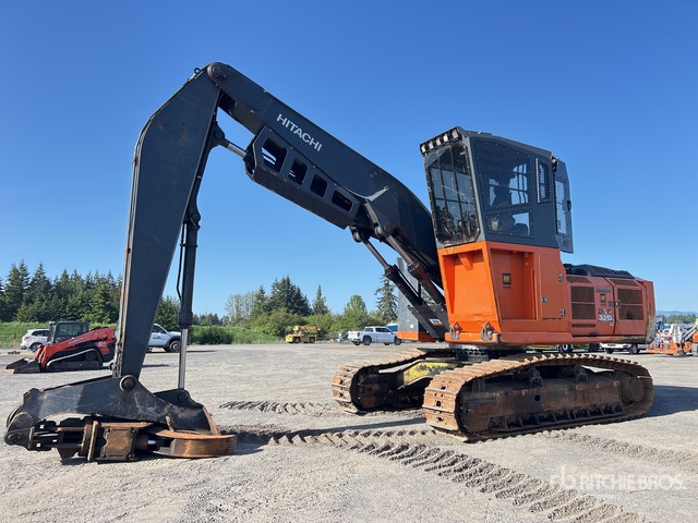 2019 Hitachi ZX370F-LL-6N Heel Boom Log Loader | Ritchie Bros. Auctioneers