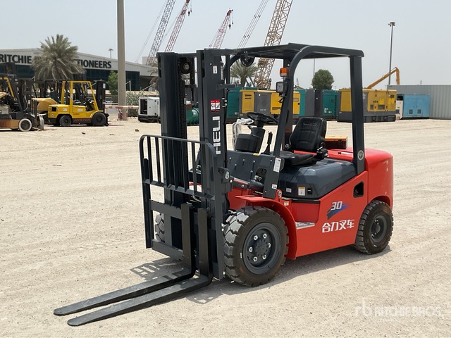 2025 Heli CPC30-Q25K2 3 ton Forklift (Unused) | Ritchie Bros. Auctioneers