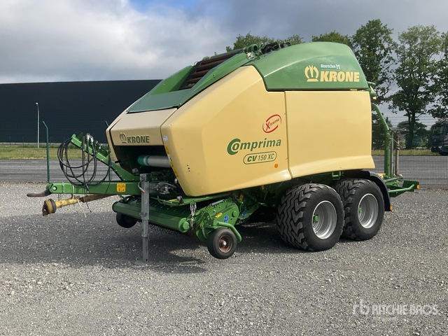2019 Krone Comprima CV150XC Combination Baler Wrapper | Ritchie Bros ...