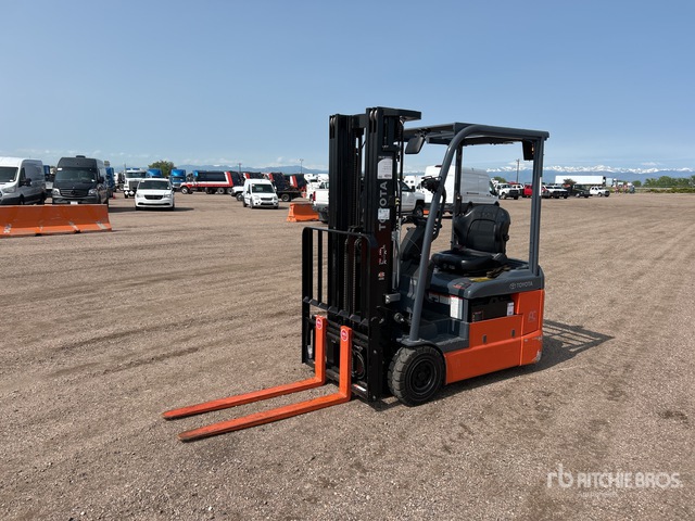 2022 Toyota 8FBE15U 2500 lb Electric Forklift | Ritchie Bros. Auctioneers