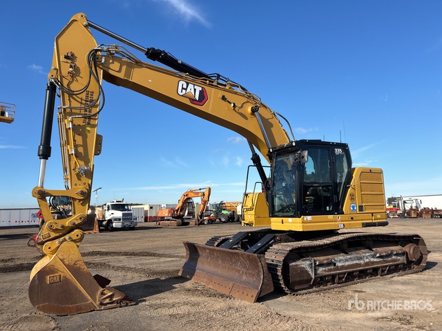 2021 Cat 335 Tracked Excavator | Ritchie Bros. Auctioneers
