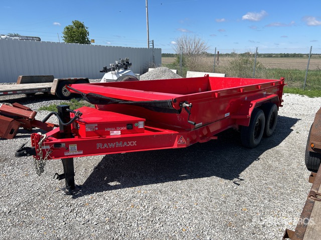 2024 RAWMAXX 14 ft T/A Tipping Utility Trailer | Ritchie Bros. Auctioneers