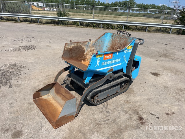 2016 Messersi TCH-09/MTP Stand-On Self-Loading Mini Crawler Dumper ...
