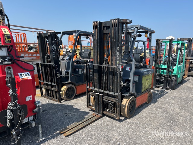 2019 Toyota 8FBCU25 3280 lb Electric Forklift | Ritchie Bros. Auctioneers