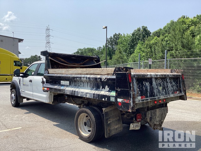 2017 Ford F-550 XL 4x4 Crew Cab Flatbed Dump Truck in Mableton, Georgia ...