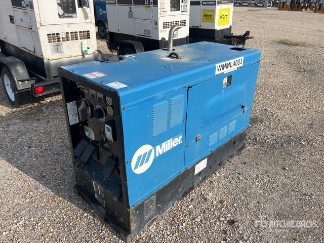 2013 Miller Big Blue 400D 400 A Skid-Mounted Multi-Process Engine ...