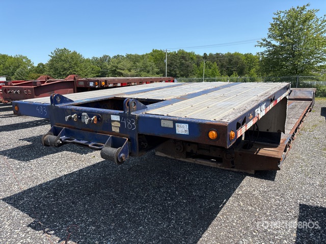 2009 Trail King Tri/A 28.9 ft - 49.7 ft Extendable Double Drop Lowboy ...