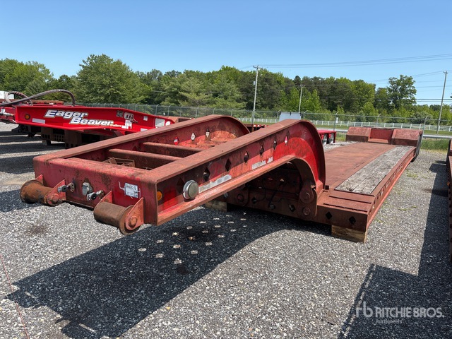 1995 Diamond Tri/A 32 ft - 57 ft Extendable Removable Gooseneck Lowboy ...