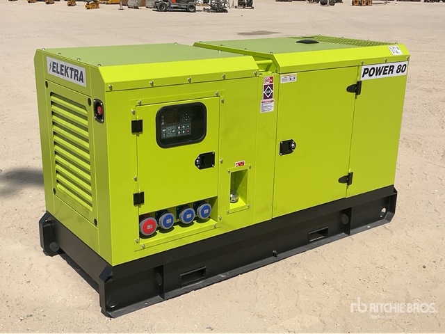 2025 Elektra EL80 80 kVA Skid-Mounted Generator Set (Unused) | Ritchie ...