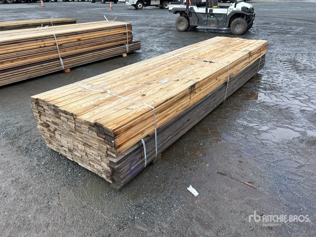 Quantity of (324) 1 in x 4 in x 14 ft Yellow Pine Lumber | Ritchie Bros ...