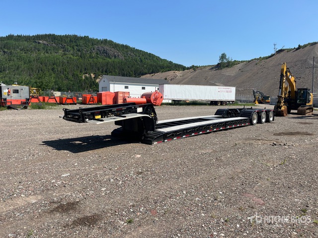 2018 BWS 55 ton Tri/A Double Drop Removable Gooseneck Lowboy Trailer ...