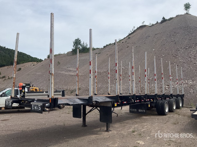 2019 BWS 51 ft Tri/A Log Trailer | Ritchie Bros. Auctioneers