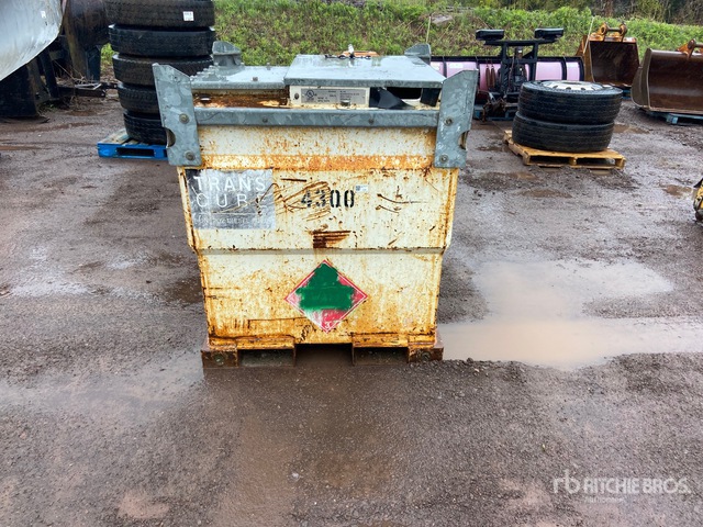 Western Trans Cube 1000 L Skid Mounted Steel Diesel Tanque de ...