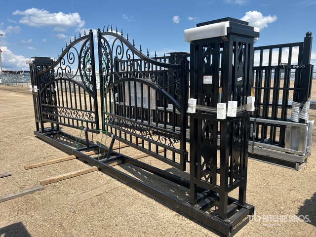 2025 Suihe TM20-08NCD101 19 ft Steel Bi-Parting Driveway Gate (Unused ...