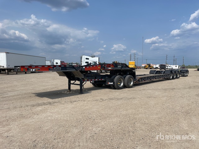 2021 Brandt H650 65 ton Tri/A Double Drop Removable Gooseneck Lowboy ...