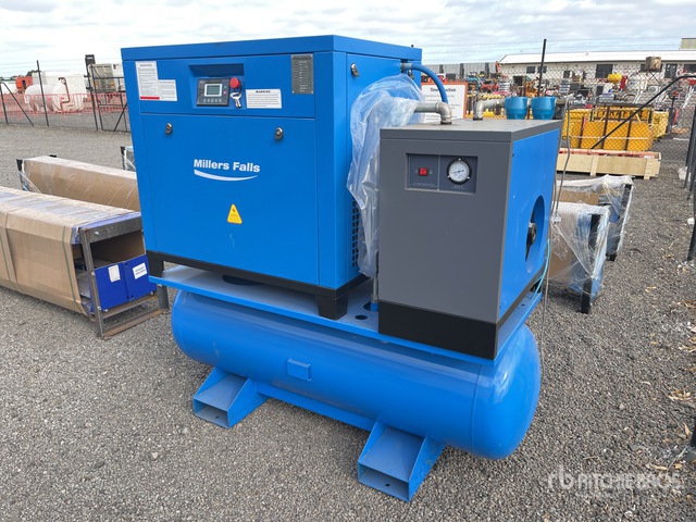 2024 Multiquip OY15-200L 67 cfm Skid-Mounted Electric 200 L Screw Air ...