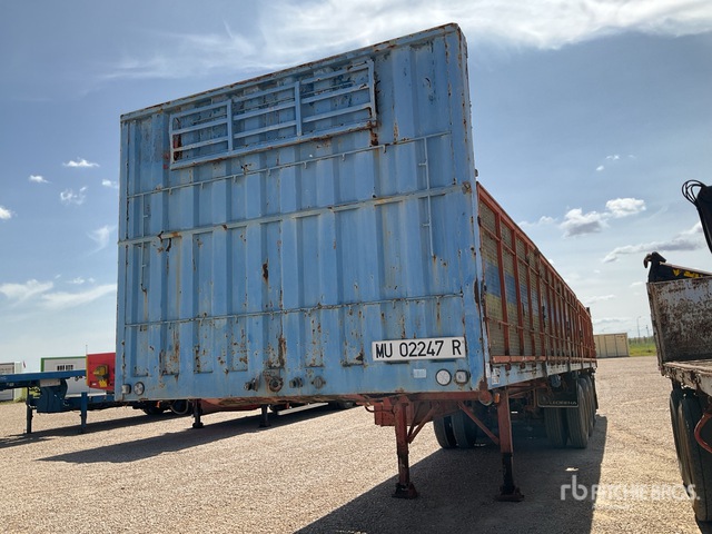 1987 Lecinena SRP3E Tri/A Flatbed Trailer | Ritchie Bros. Auctioneers
