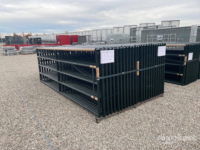 Quantity of (24) 2025 BYT RG12 12 ft x 4 ft Steel Ranch Livestock Gate ...