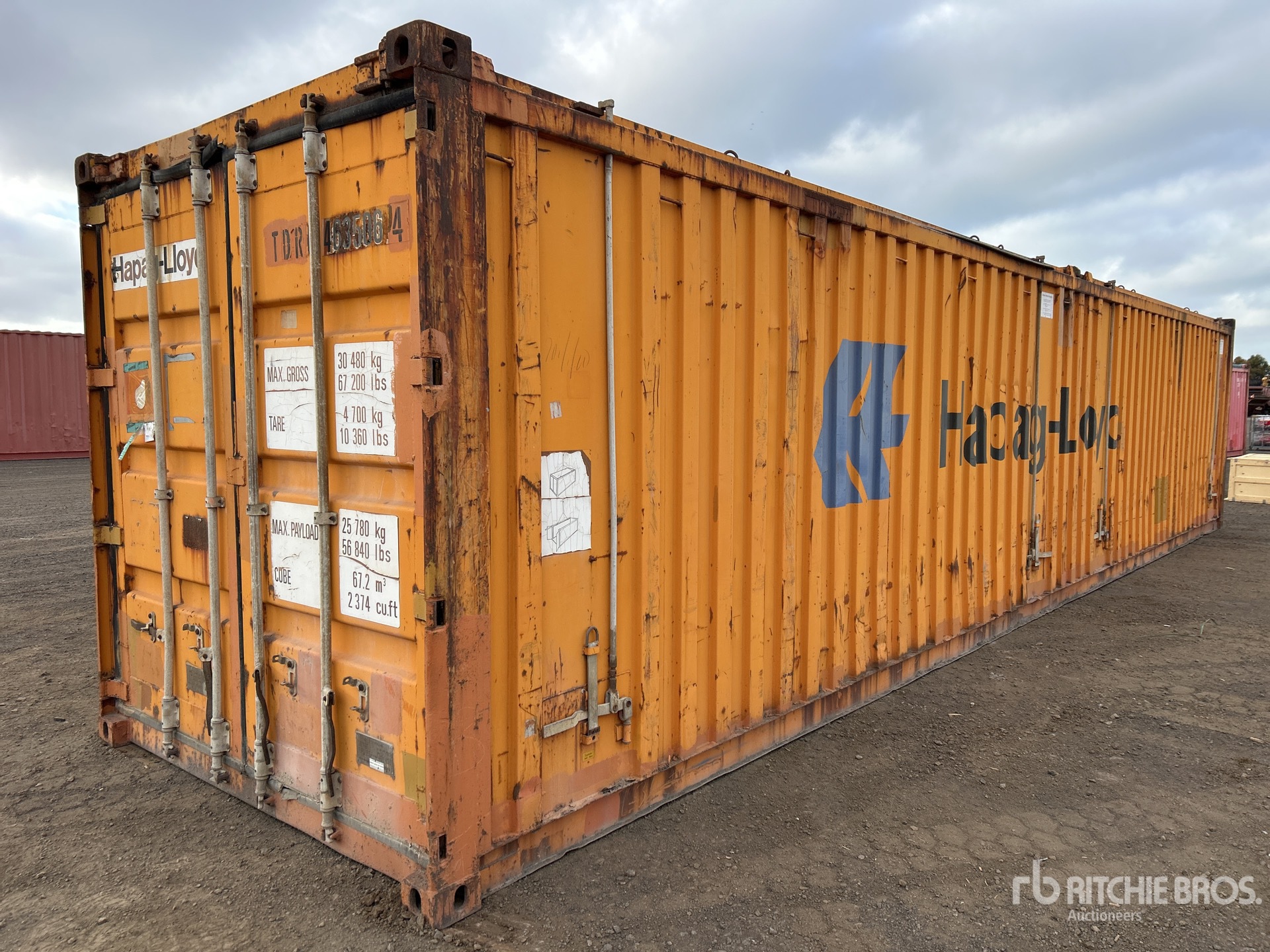 1994 40 ft Standard Open Top Storage Container | Ritchie Bros. Auctioneers