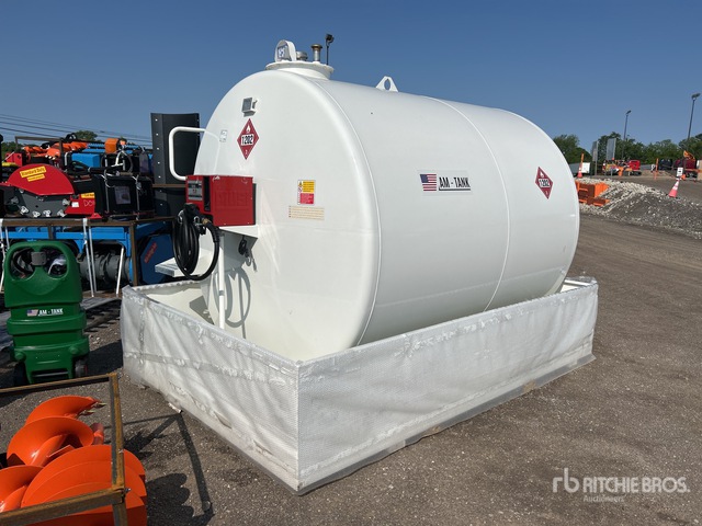 2025 AM Tank 2376 gal Skid Mounted Steel Fuel Tank (Unused) | Ritchie ...