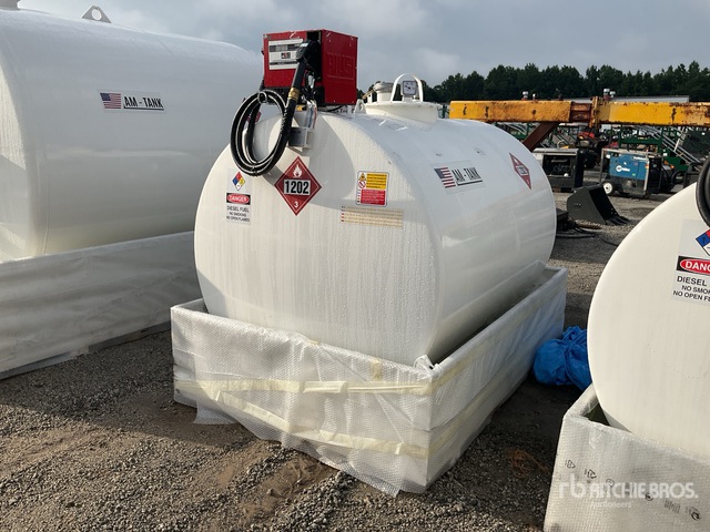 2025 AM Tank 838 gal Skid Mounted Steel Diesel Fuel Tank (Unused ...