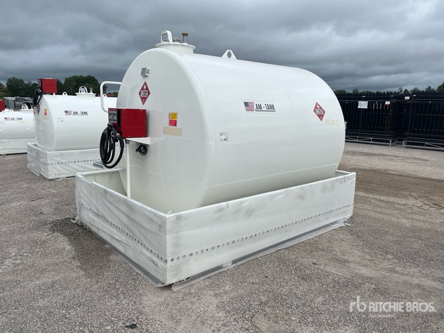 2025 AM Tank 2300N 2376 gal Skid Mounted Steel Diesel Fuel Tank (Unused ...