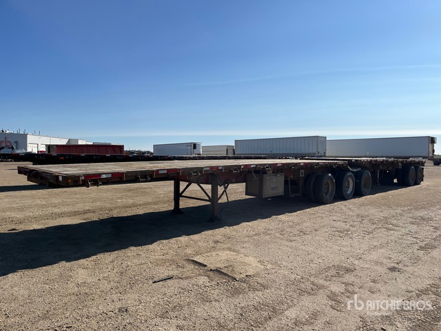 2008 Lode King PFJ32 32 ft Super B-Train Lead Flatbed Trailer | Ritchie ...