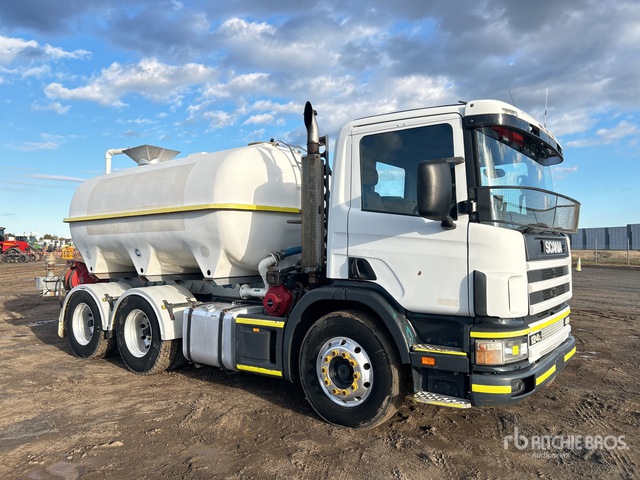 1998 Scania 124L 11000 L 6x4 Water Truck | Ritchie Bros. Auctioneers