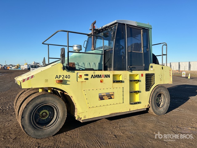 2010 Ammann AP240 8 Wheel Pneumatic Roller | Ritchie Bros. Auctioneers