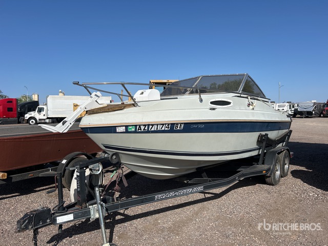 1986 Seaswirl 20 ft Cuddy Cabin Boat w/1990 Trail-Rite Trailer ...