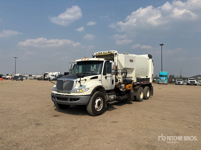 2015 International 7400 6x4 Side Loader Waste Collection Truck ...