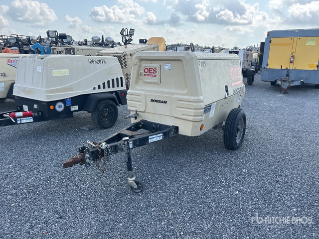 2018 Doosan P185 185 cfm Mobile Air Compressor | Ritchie Bros. Auctioneers