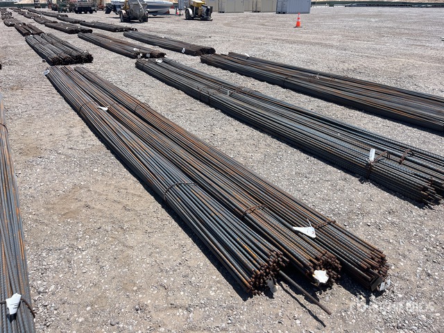 Quantity of (3) 20ft Bundles Of DA-615 G60 1/2in Rebar | Ritchie Bros ...