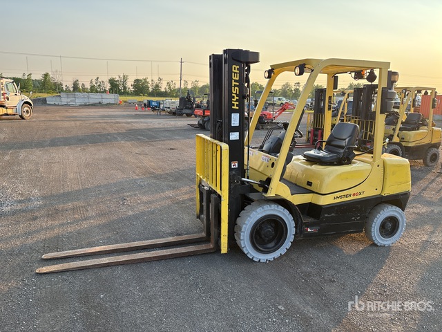 2018 Hyster H60XT 5450 lb Pneumatic Tire Forklift | Ritchie Bros ...
