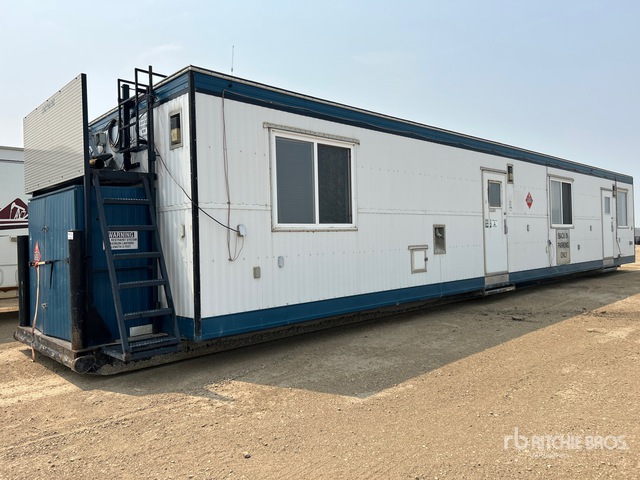 2007 Quality Structures 12 ft x 56 ft Command Center 56 ft x 12 ft Skid ...