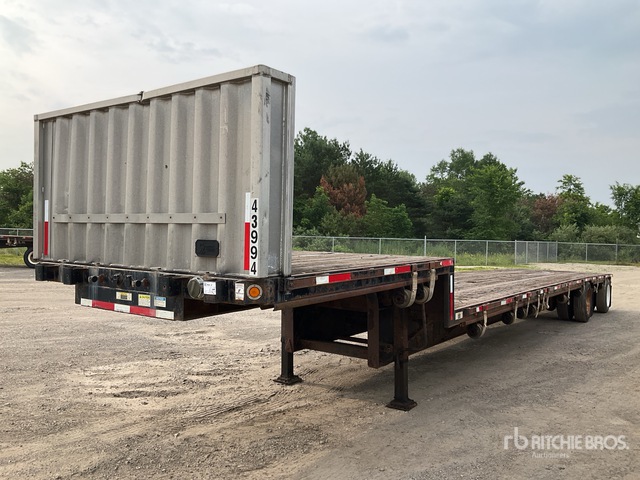 2007 Fontaine Velocity 48 ft T/A Spread Axle Single Drop Step Deck ...