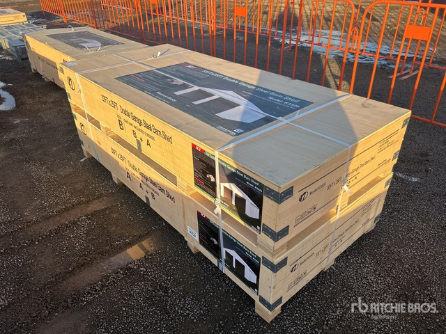 KJ K3325 33 ft x 25 ft x 14 ft Metal Garage (Unused) | Ritchie Bros ...