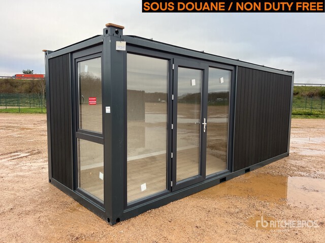 Adacon W590 Container Bureau Mobile (Non Utilise) 2200 x 5900 mm Wood ...