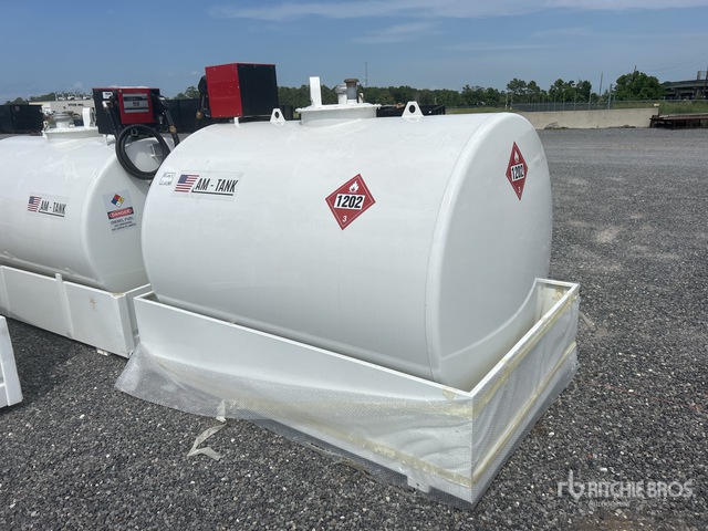 2025 AM Tank 800 838 gal Skid Mounted Steel Diesel Fuel Tank (Unused ...