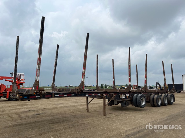 2016 Peak 50 ft Quad/A Hayrack Log Trailer | Ritchie Bros. Auctioneers