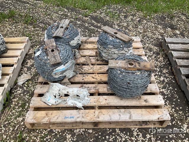 Quantity of (4) Bekaert Spools Barbed Wire (Unused) | Ritchie Bros ...